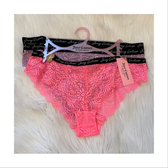 Juicy Couture | Intimates & Sleepwear | Juicy Couture Lace Cheeky ...